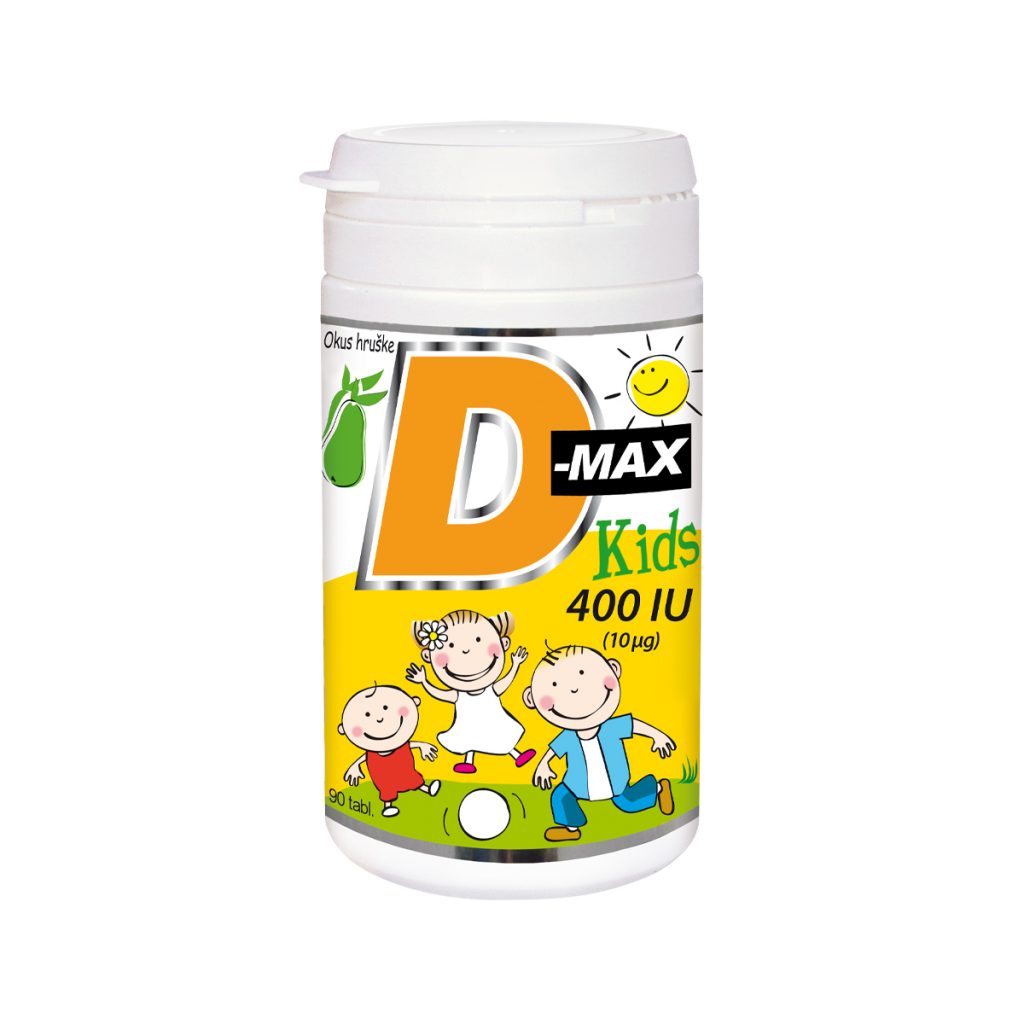D-max 50 µg (2000 IU), žvečljive tablete - Prva naravna lekarna