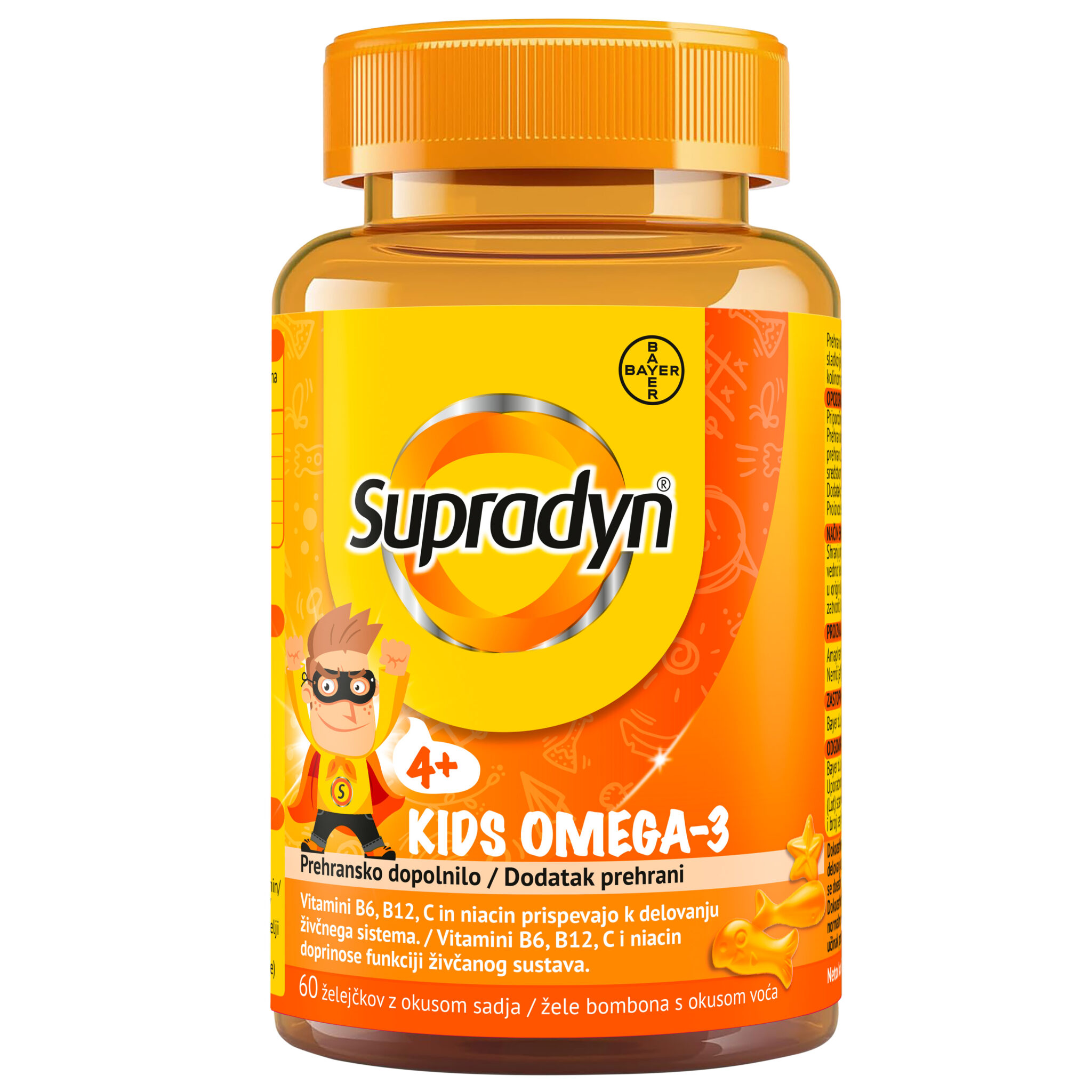 Supradyn® Kids Omega-3, 60 želejčkov - Prva naravna lekarna
